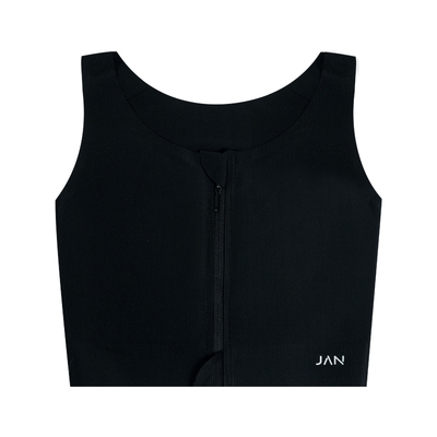 简态无痕运动拉链背心大胸显小