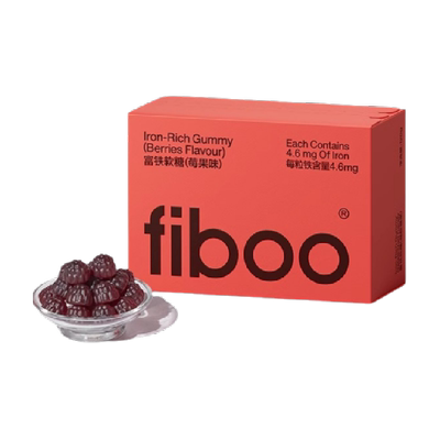 fiboo她练富铁软糖补铁元素