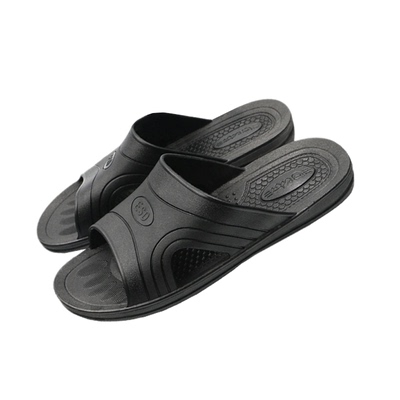 黑色防静电拖鞋无尘室esd柔软SPU