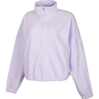 NIKE耐克女子运动训练摇粒绒半拉链立领套头衫卫衣IO0254-547