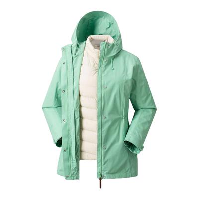 乐飞叶户外戈尔冲锋衣三合一女