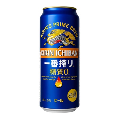 麒麟一番榨零糖啤酒蓝罐烟花限定