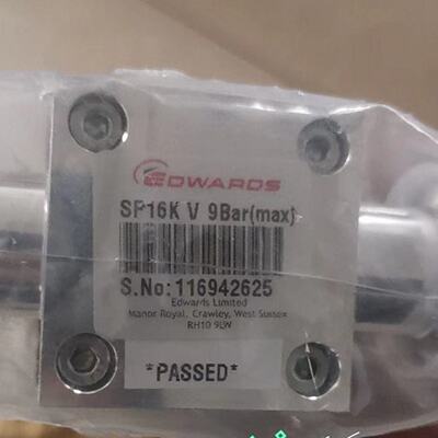 议价edwards爱德华 116942625 SP16K V 9 BAR 真空阀SP16KV9 BAR