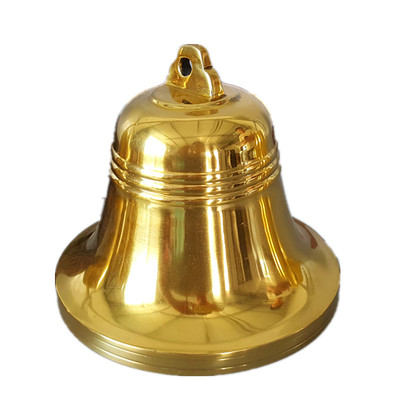 黄色光面铜钟平安钟学校铜钟