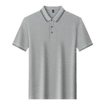 稻草人夏季纯棉短袖POLO衫男