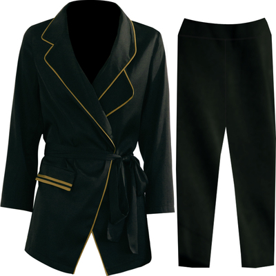 Bothyoung系带欧美复古家居服