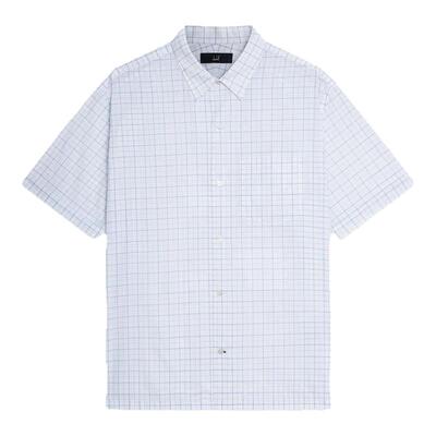 【季末特惠】dunhill登喜路男士棉质短袖衬衫