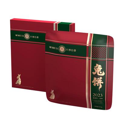 寿眉白牡丹礼盒装白茶送虎饼品鉴