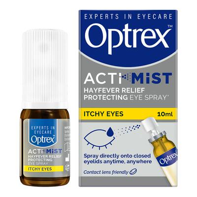 Optrex爱滴氏眼药水润眼喷雾滴眼液缓解眼痒泪眼眼睛发痒干涩疲劳