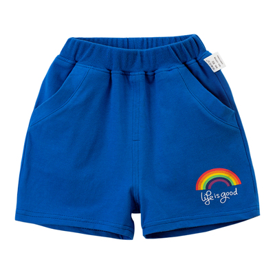 羽晴贝乐彩虹系列纯棉短裤