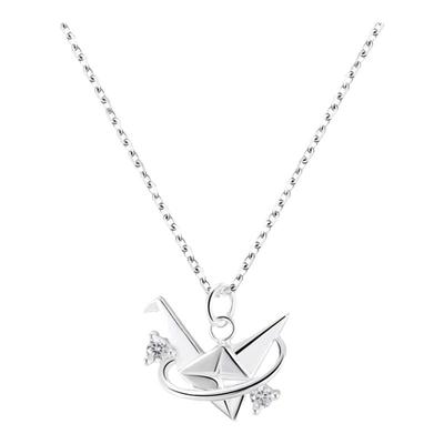 【易烊千玺同款】千纸鹤项链纯银