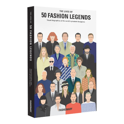 Lives Of 50 Fashion Legends 50位时尚传奇人物的生活 进口艺术Fashionary50位设计大师时尚服饰设计品牌创始者事迹【中商原
