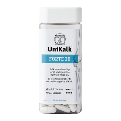 Unikalk Forte佑咔克成人特优钙片180粒