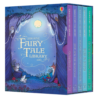 Usborne Fairy Tale Library Slipcase 尤斯伯恩 童话图书套装 经典童话故事 睡前读物 小学生课外读物 5岁+ 英文原版进口图书
