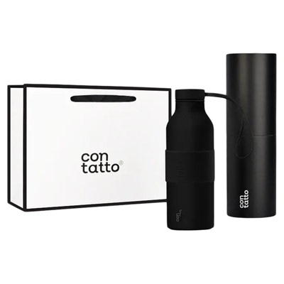 意大利contatto不锈钢保温杯男款便携手提车载水杯送男生生日礼物