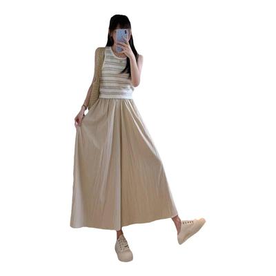 GL真维斯山本裙裤女春夏季新款宽松裤裙薄款小个子休闲阔腿裤裤子