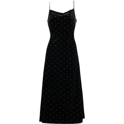 DPLAY春新法式荡领心机性感烫银