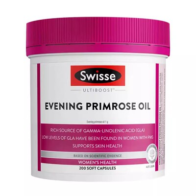 澳洲Swisse斯维诗月见草油软胶囊女性美容内服调理内分泌经期卵巢