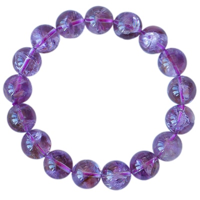 七彩紫色阿赛斯特莱胶花异象手链