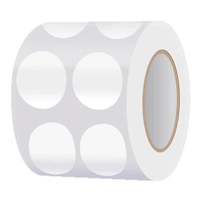 贴标机用透明圆形封口贴卷标圆贴