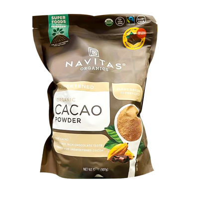 现货Navitas可可粉907g大包装