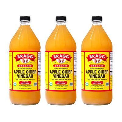 BRAGG苹果醋原浆946ml×3瓶×1组