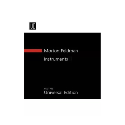 费尔德曼室内乐作品集 卷二 研习小总谱 非演奏用谱 维也纳UE乐谱书 Feldman Instruments II for instrumental ensemble UE34793