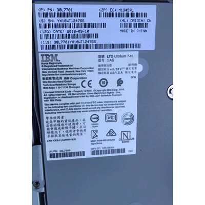 IBMLTOUltrium7HSAS磁带机38L