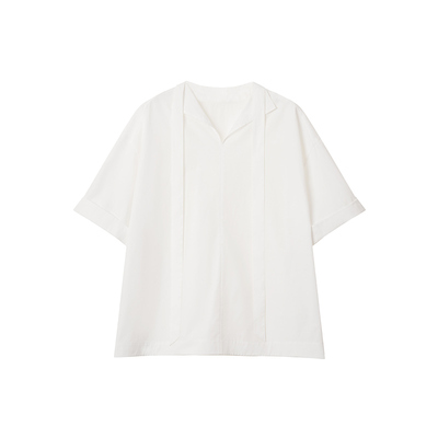 LE.SHERO原创飘带短款圆领T恤