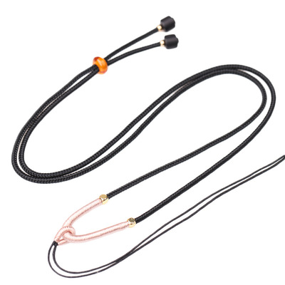 2mm浅粉如意绳编织吊坠项链挂绳