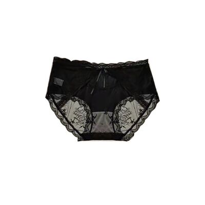 UFEEL内裤女蕾丝镂空纯欲高级法式冰丝无痕舒适大码三角裤女3788