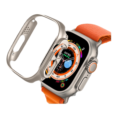 适用苹果iwatch ultra保护壳ultra2保护套applewatchultra半包硬壳透明49mm防摔耐磨防刮防摔精准开孔