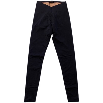 双层薄款牛奶纤维高腰修身保暖裤