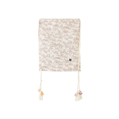 Herz肌雾色夹棉贝壳抽绳双肩背包