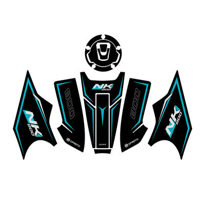 鱼骨贴防滑耐磨改装油箱贴油箱贴