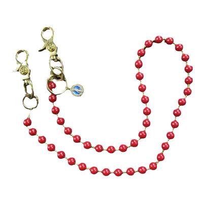 CGYYDS 纯铜红玛瑙裤链 erd风格裤链 小众设计潮流穿搭饰品自主