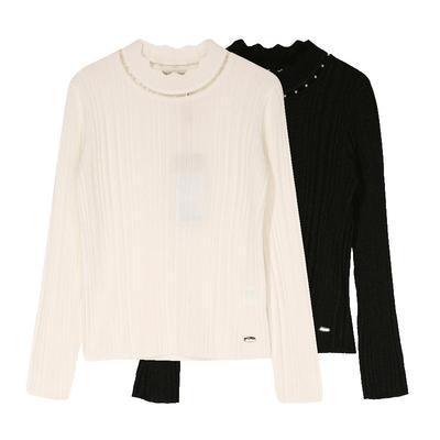 IVYHOUSE珍珠领圈毛织套头线衫