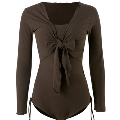 气质长袖保守两件套显瘦