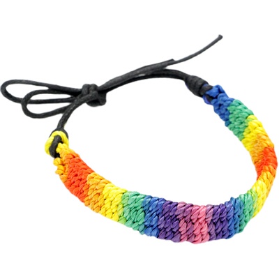 comingout!幸运绳六色彩虹手绳