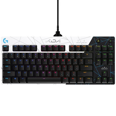 罗技GPRO KDA版机械键盘有线游戏电竞专用鼠标套装台式电脑通用