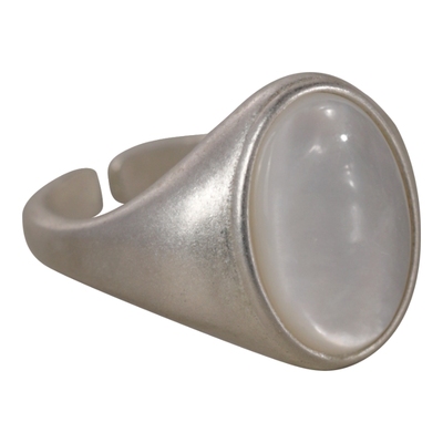 LOPHNE经典椭圆贝母戒指