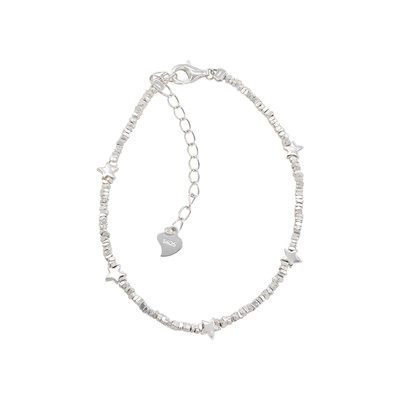 suzyacc kr轻奢小众碎银星星手链ins精致高级感叠戴手饰送闺蜜