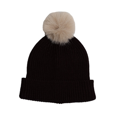 新款黑色帽子女秋冬时尚简约保暖