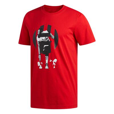 Adidas/阿迪达斯正品新款男子HARDEN GEEK UP圆领短袖T恤FK4600