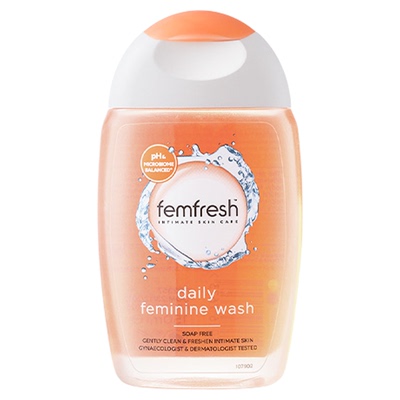 【U先试用】英国femfresh芳芯女性私处护理液日常旅行装150ml*1