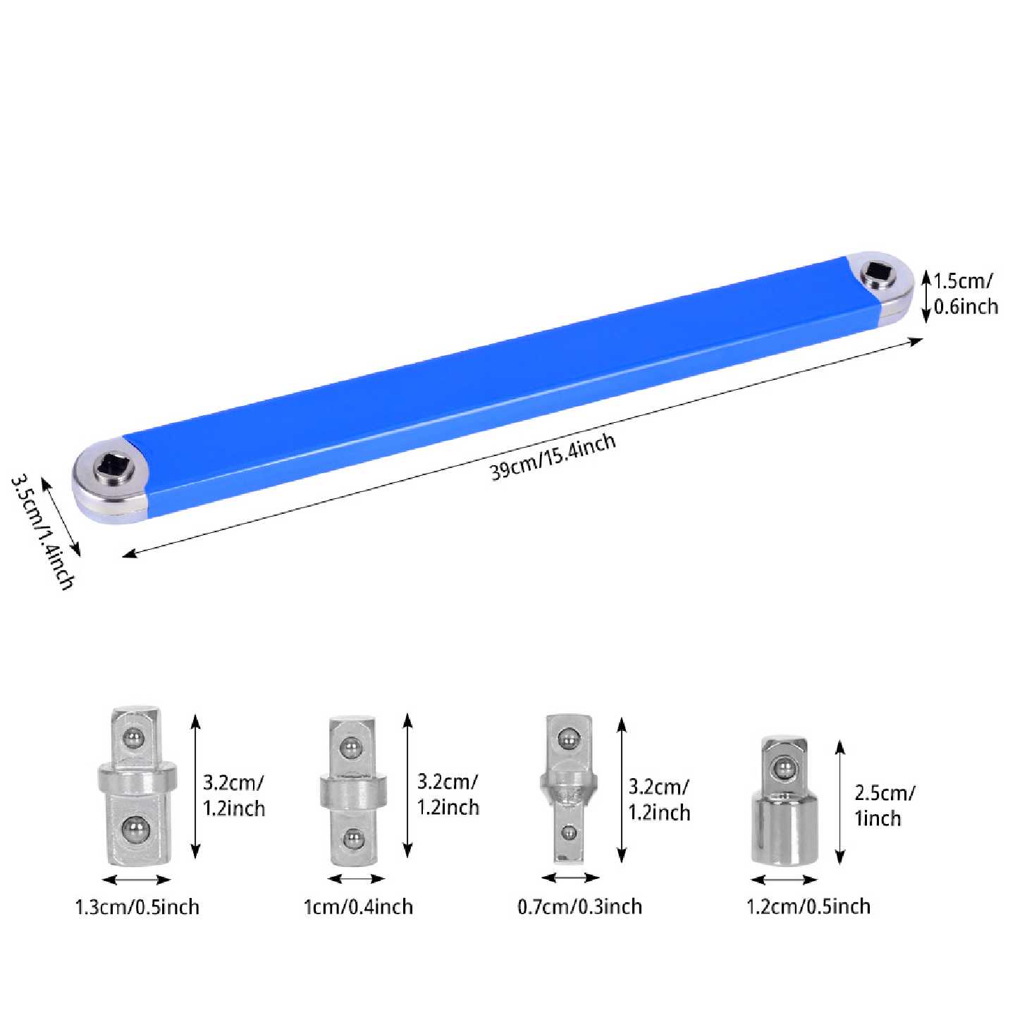 万能多功能延长扳手棘轮延长扳手两用扳手offset Extension wrenc
