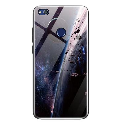 适用华为荣耀8手机壳玻璃荣耀8青春版保护硅胶套荣耀v8全包防摔外壳FRD-AL00软壳pra潮男女款KNT网红末日流星