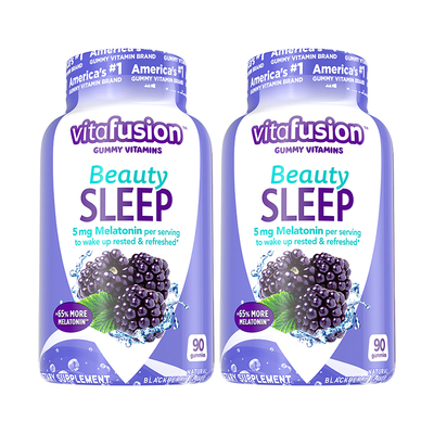 vitafusion褪黑素睡眠软糖90粒*2