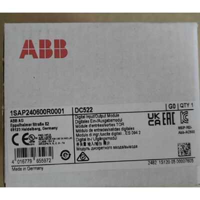 议价ABB DC522 原装PLC模块1SAP240600R0001全新现货