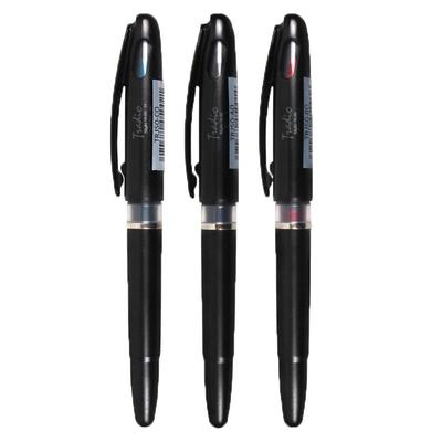 日本签字笔派通中性笔黑色办公用